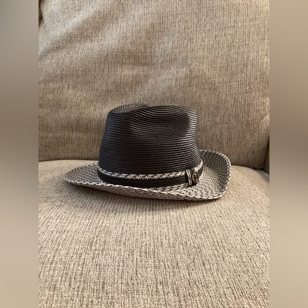 Vintage Bruno Capelo Black Fedora Hat - Gem